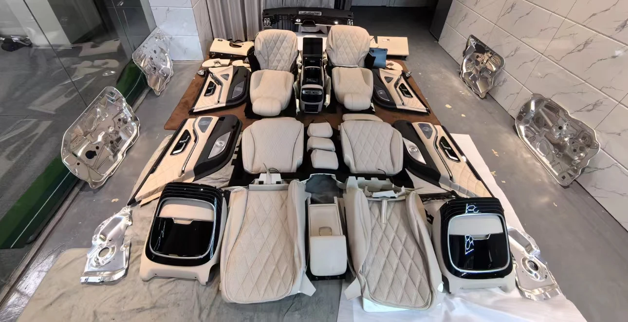 2024 W221 S-Class Facelift 2023 W223 Mayba Style Bodykit