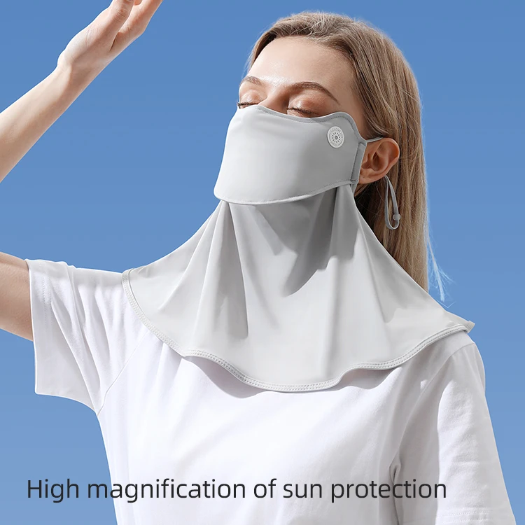 Golovejoy Xtj103 Hot Selling New Split Golf Mask Ice Silk Solid Color ...