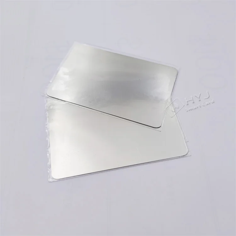 Blank Metal Business Card Blank Stainless Steel Metal Card for Engrave ...