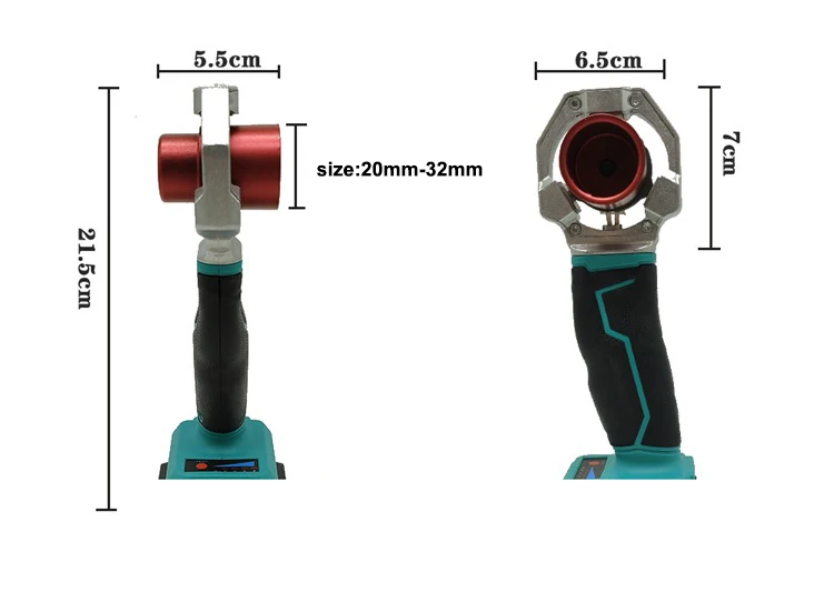 18V Battery Powered Cordless PE/PPR Water Pipe Melter, Plastic Welding Machine,compatible for ...