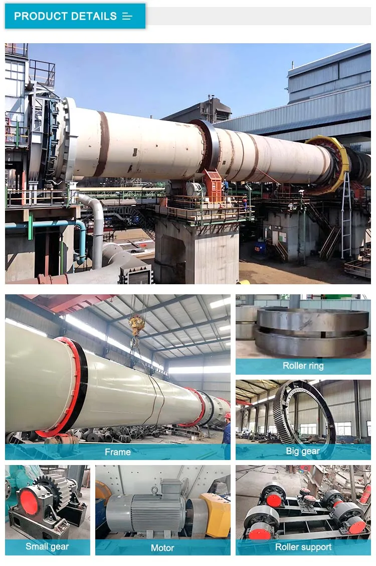 Activated Carbon Gypsum Rotary Kiln Temperature Control Rotary ...