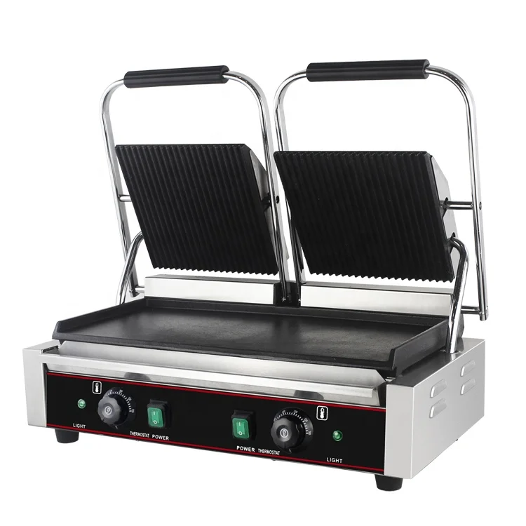 Professional Double Plate Grill Sandwich Maker - CHINZAO