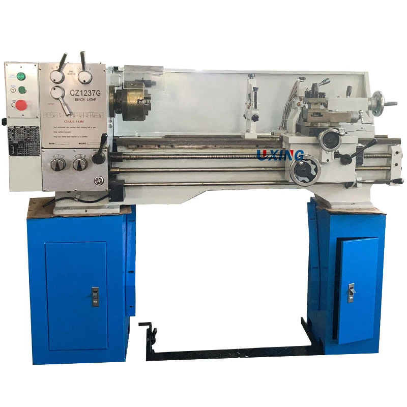 small single phase desktop metal lathe machine for sale CZ1237G