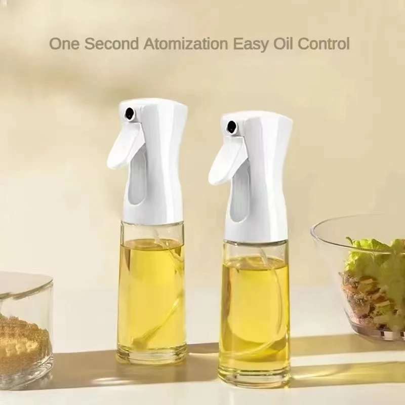 New Press-type Oil Spray Bottle 200/300/500ML Kitchen Cooking Oil ...