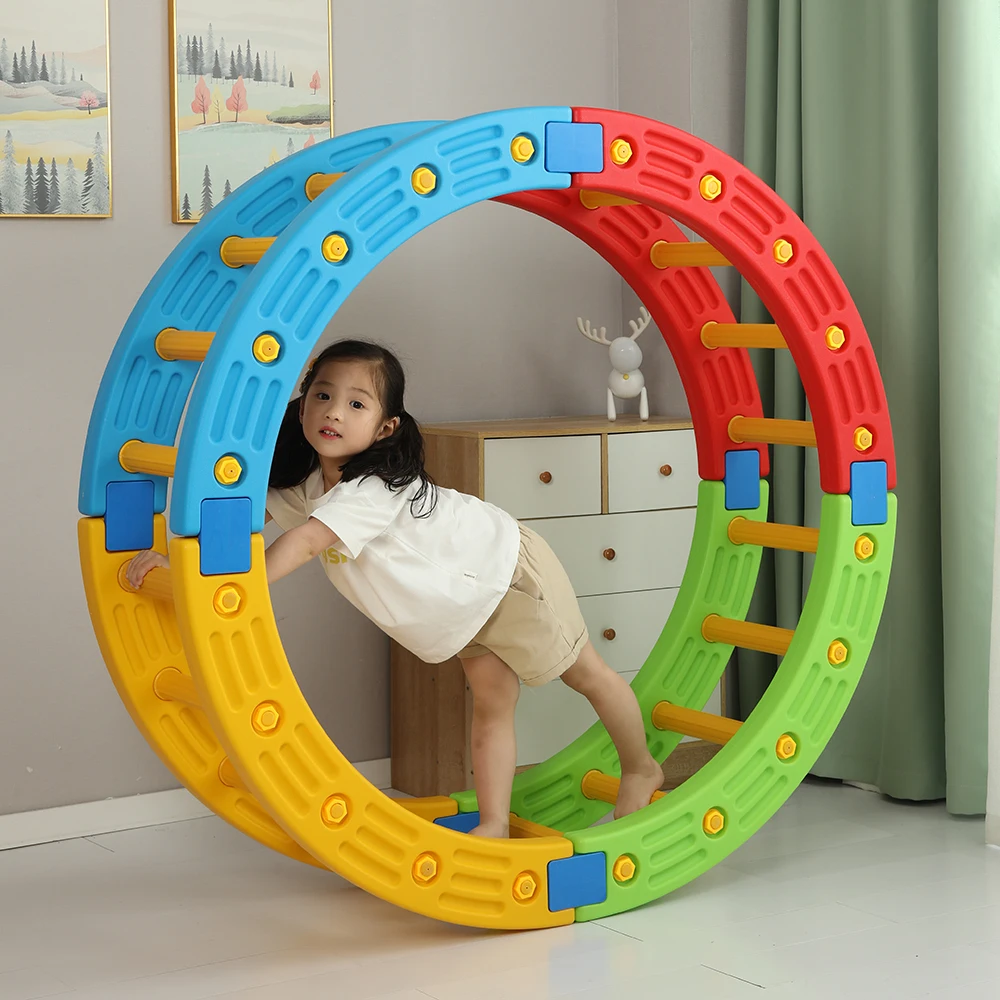 Combined Kindergarten Preschool 1/4 Circle Plastic Balance Toy for Kids