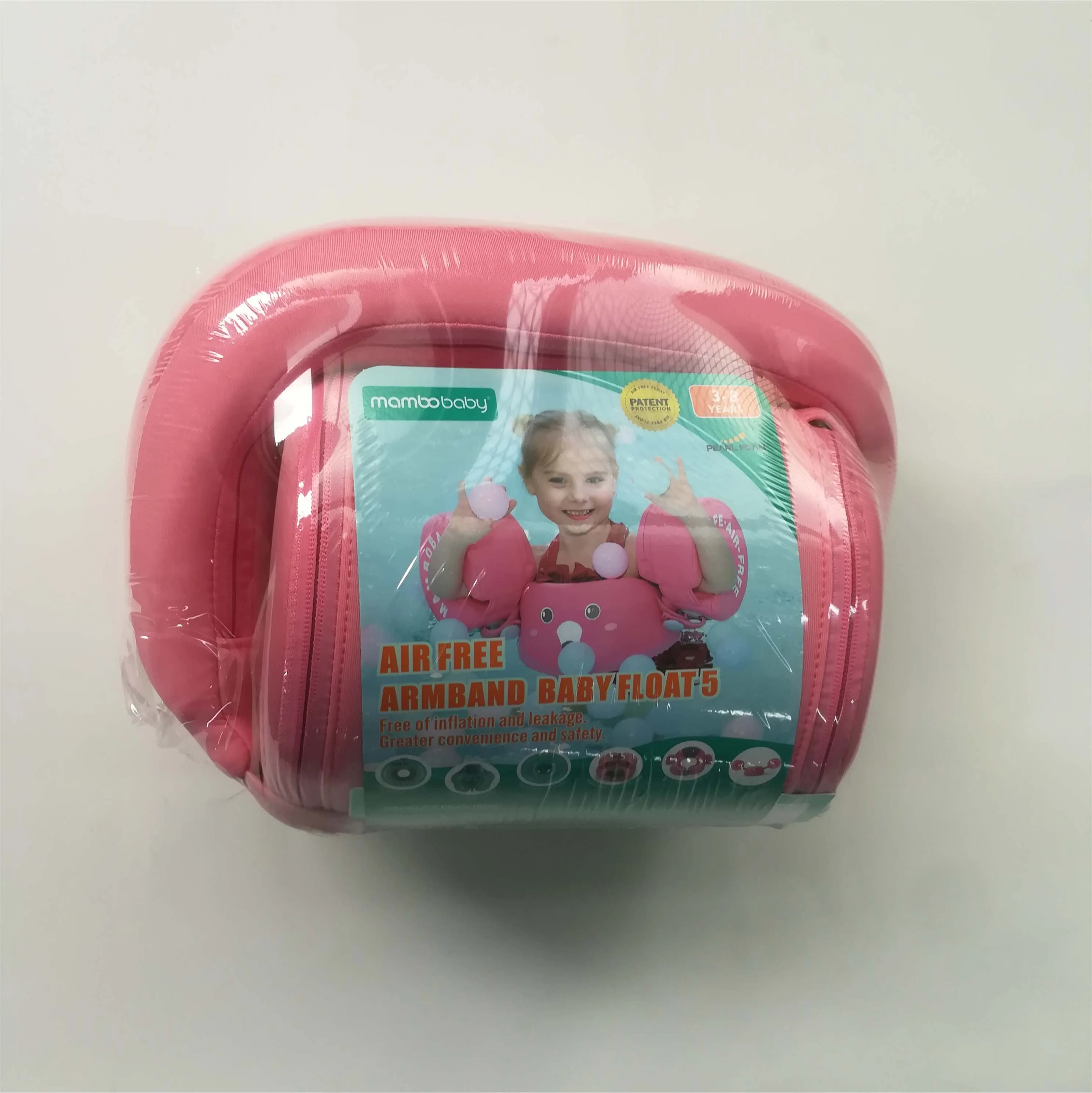 Mambobaby Non-inflatable Children Kids Arm Swimming Pool Ring Bands ...
