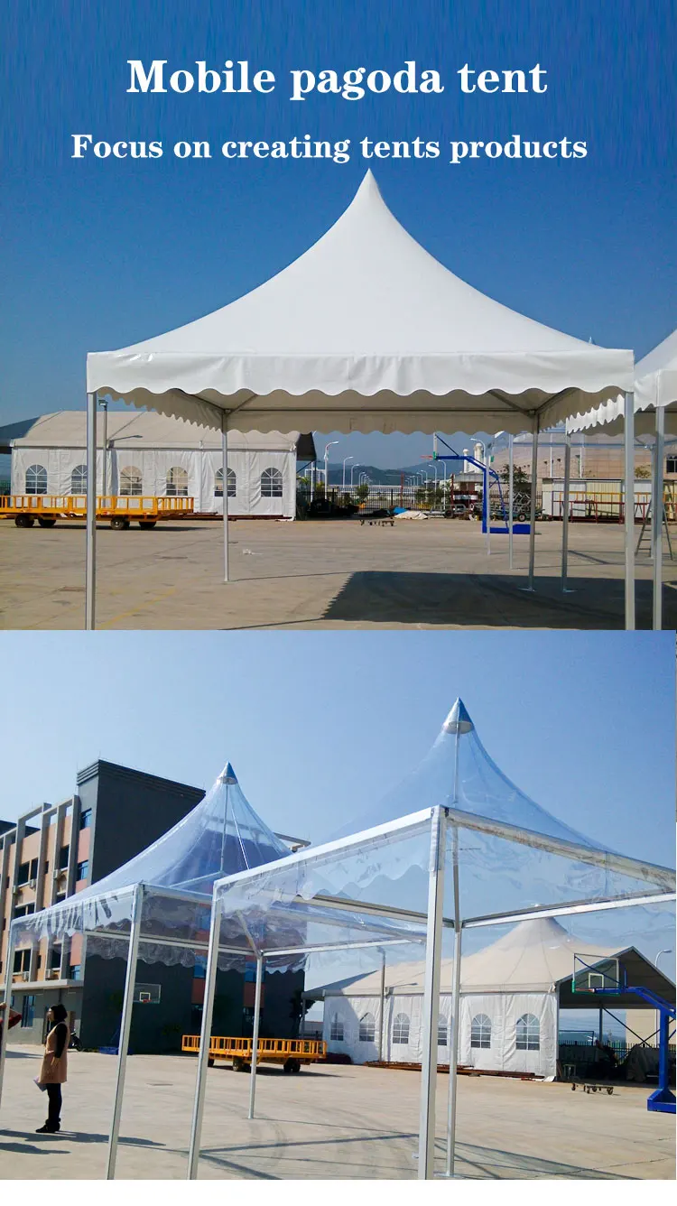 Large Outdoor Exhibition Tent And Easily Installed Mobile Pagoda Tent ...