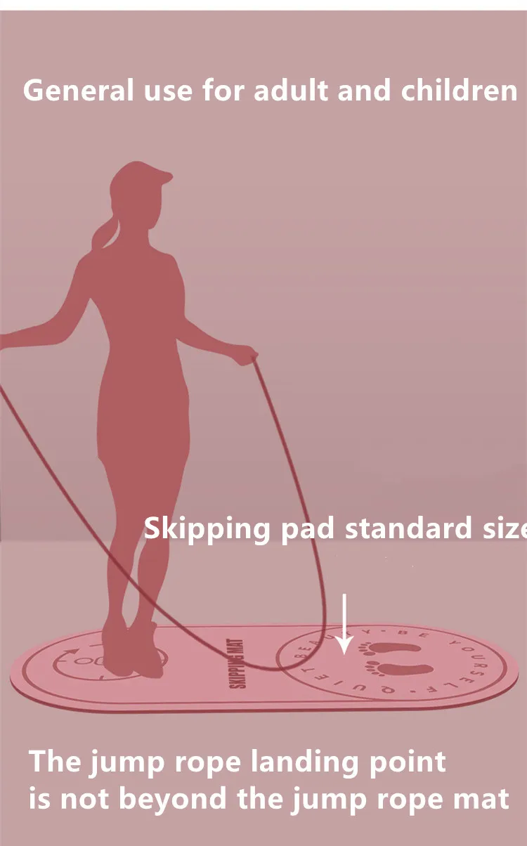 Europe Best Seller Household Jumping Rope Pad Waterproof Sweatproof ...