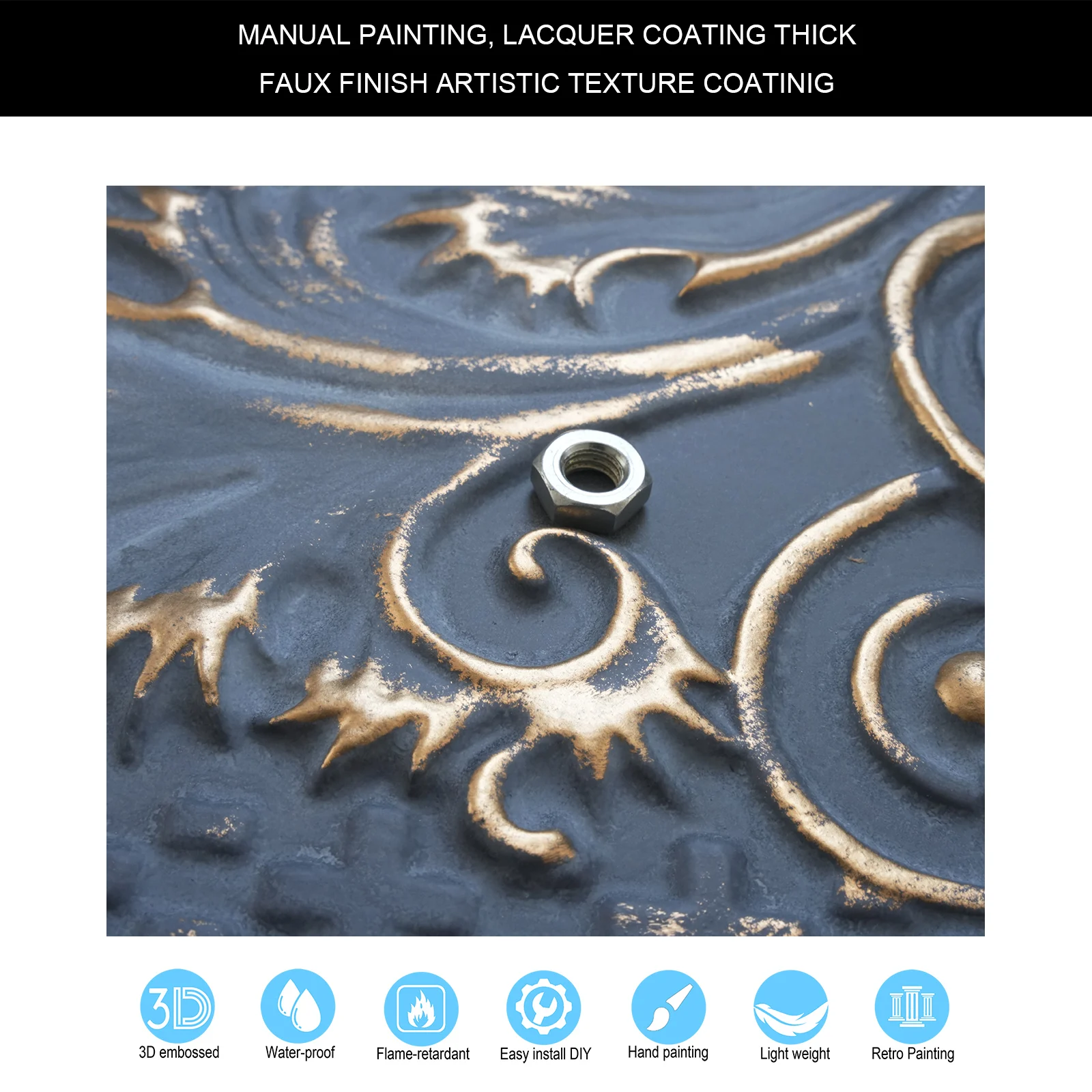 Decorative Fancy Tiles Suspended Wall Panels Easy To Install Pvc Panels ...