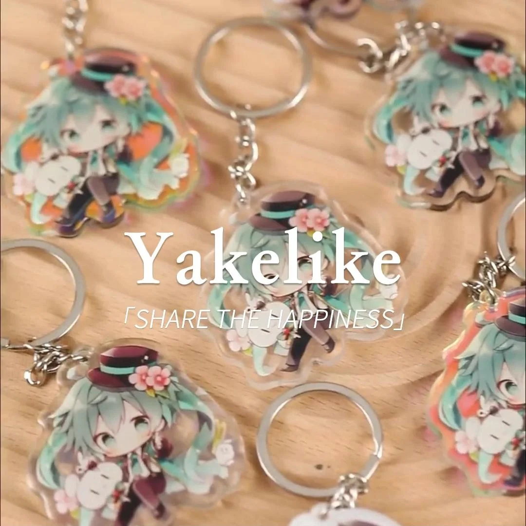 Yakelike Custom Anime Themed Acrylic Keychains With Authentic Voice ...