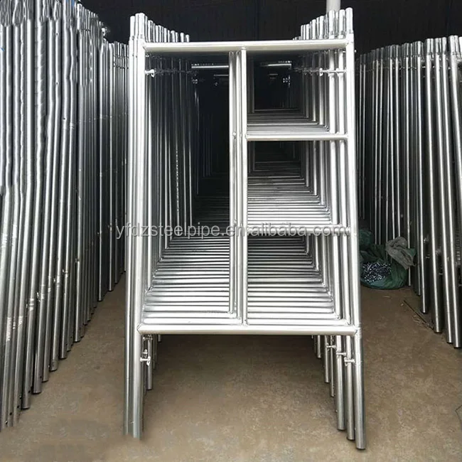 Galvanized Scaffold Frames Scaffold H Frame Steel Mobile Scaffolding ...