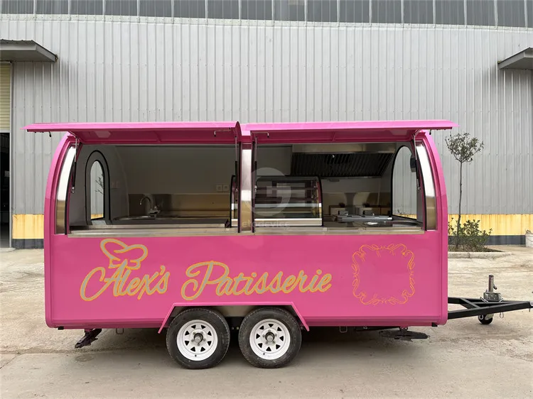 Versatile Outdoor Mobile Food Carts - Perfect for Any Business