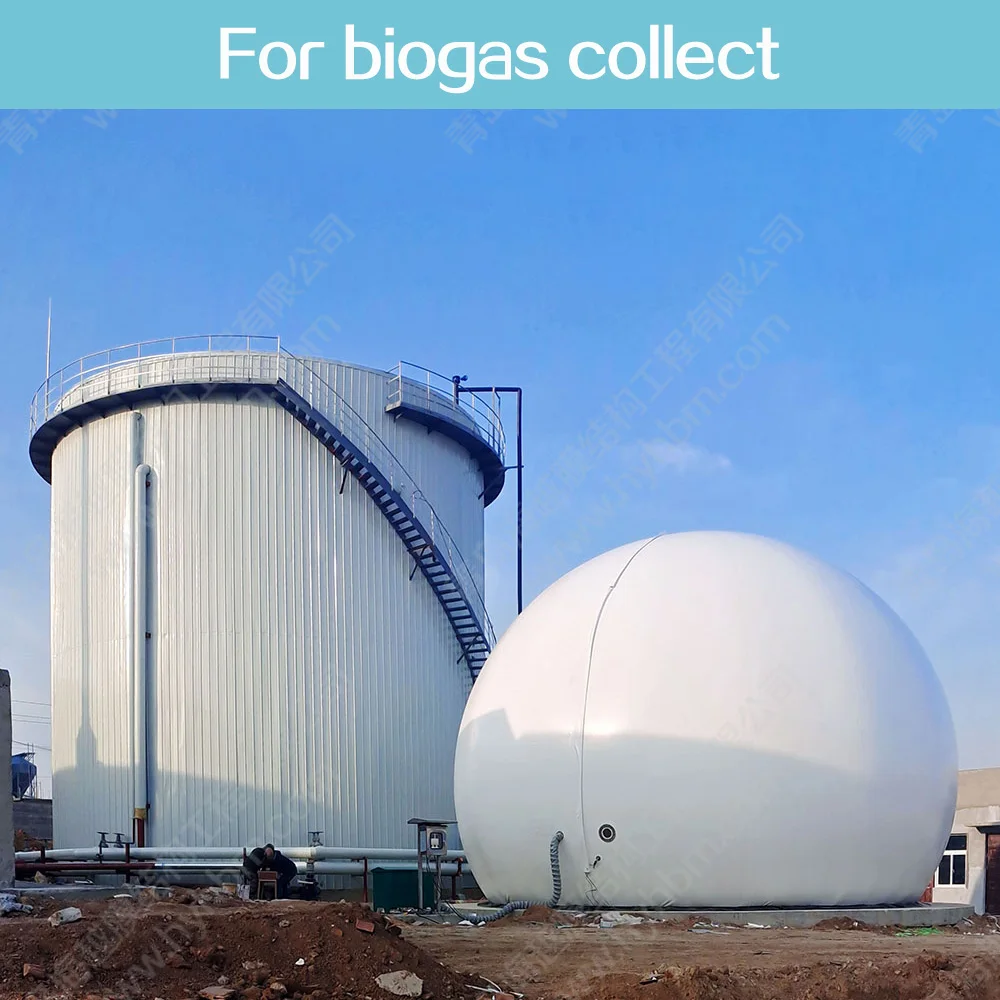 Long Lifetime Biogas Storage Tank Anaerobic Tank Biomass Biogas Balloon ...