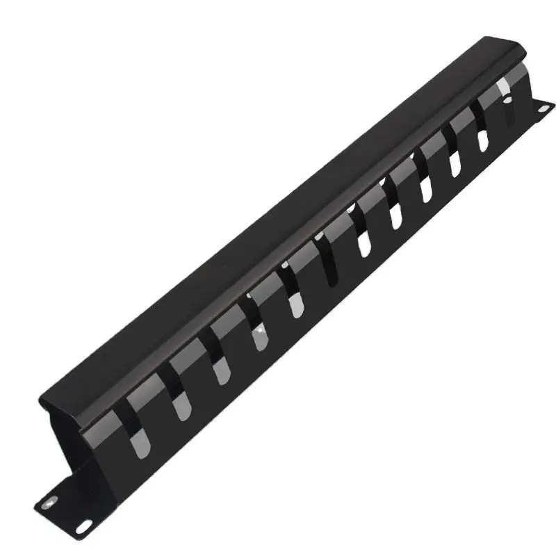 19 Inch Cable Manager Patch Panel 24 Port Port Rj45 Lan Cable Organizer ...