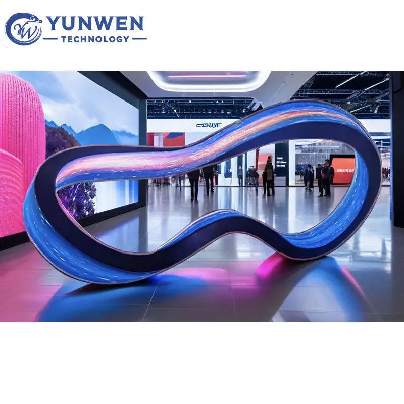 Flexible Curved LED Video Wall Screen for Indoor Advertising - OEM