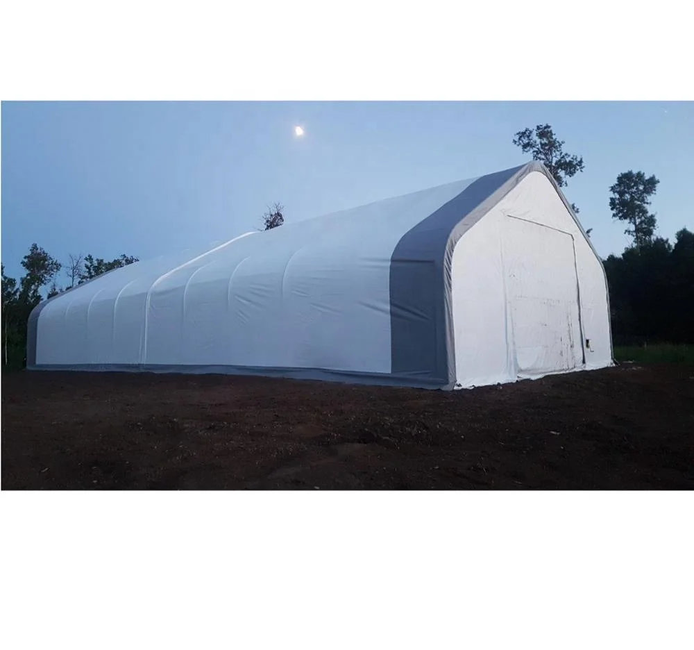 Outdoor Industrial PVC Fabric Storage Tent - Durable Shelter