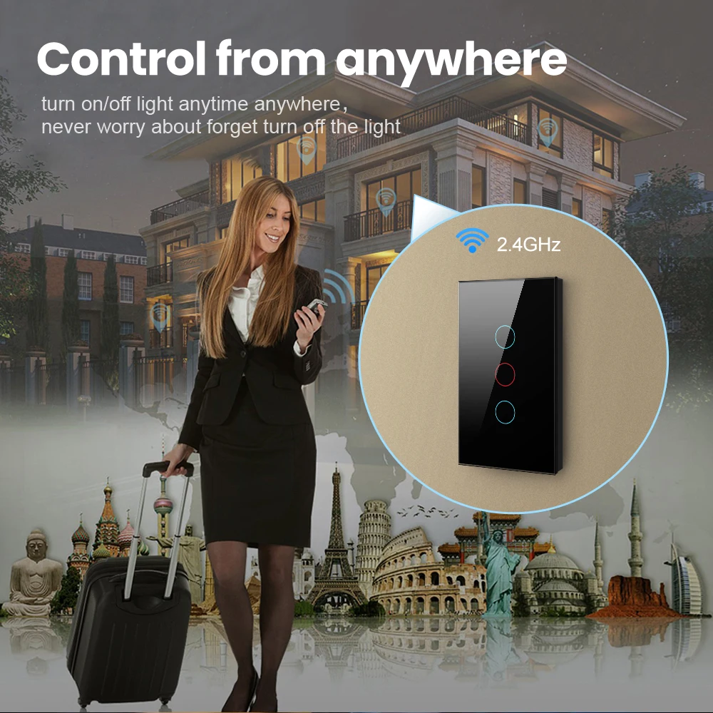 AVATTO Smart Wifi Wall Light Switch - Alexa & Google Home