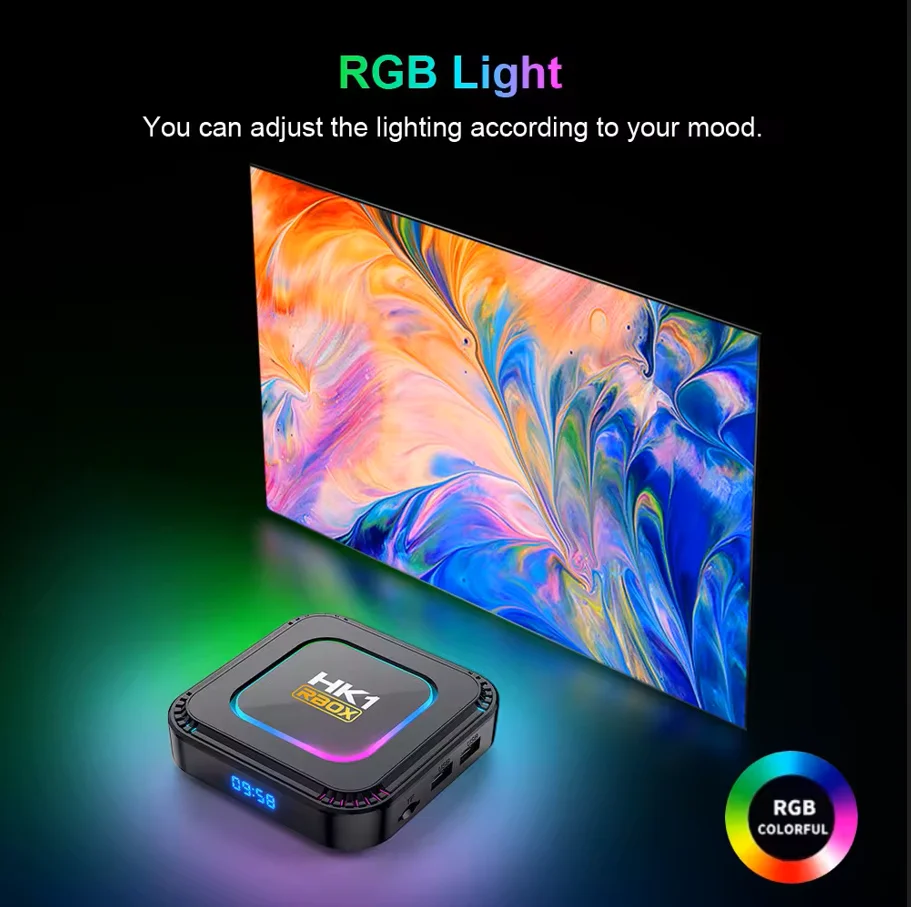 Android 13 IPTV BOX HK1RBOX K8 - 8K Media Player Set Top Box
