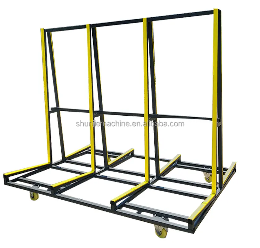 Loading 1000 Kg Large Glass Transport Cart A Frame Rack For Glass And ...