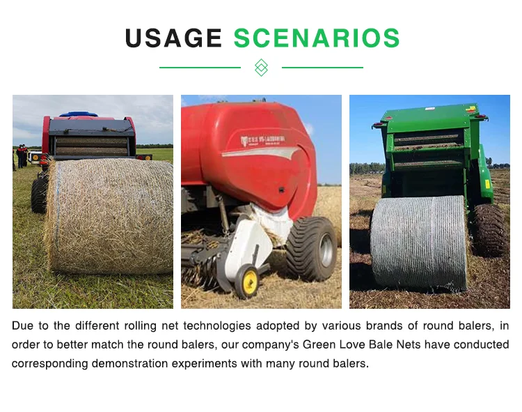 Uv Resistance Farm Hdpe Hay Bale Net Wrap Silage Wrap For Farm Baler ...