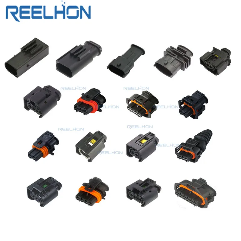 2 3 4 6 Pin Automotive Plug Socket - Waterproof Wire Harness