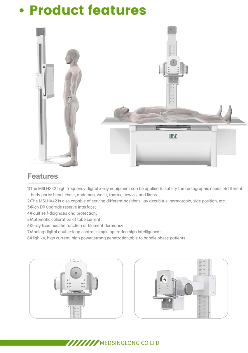 Digital Radiography System 32kw Single-phase 110V Advanced Double ...