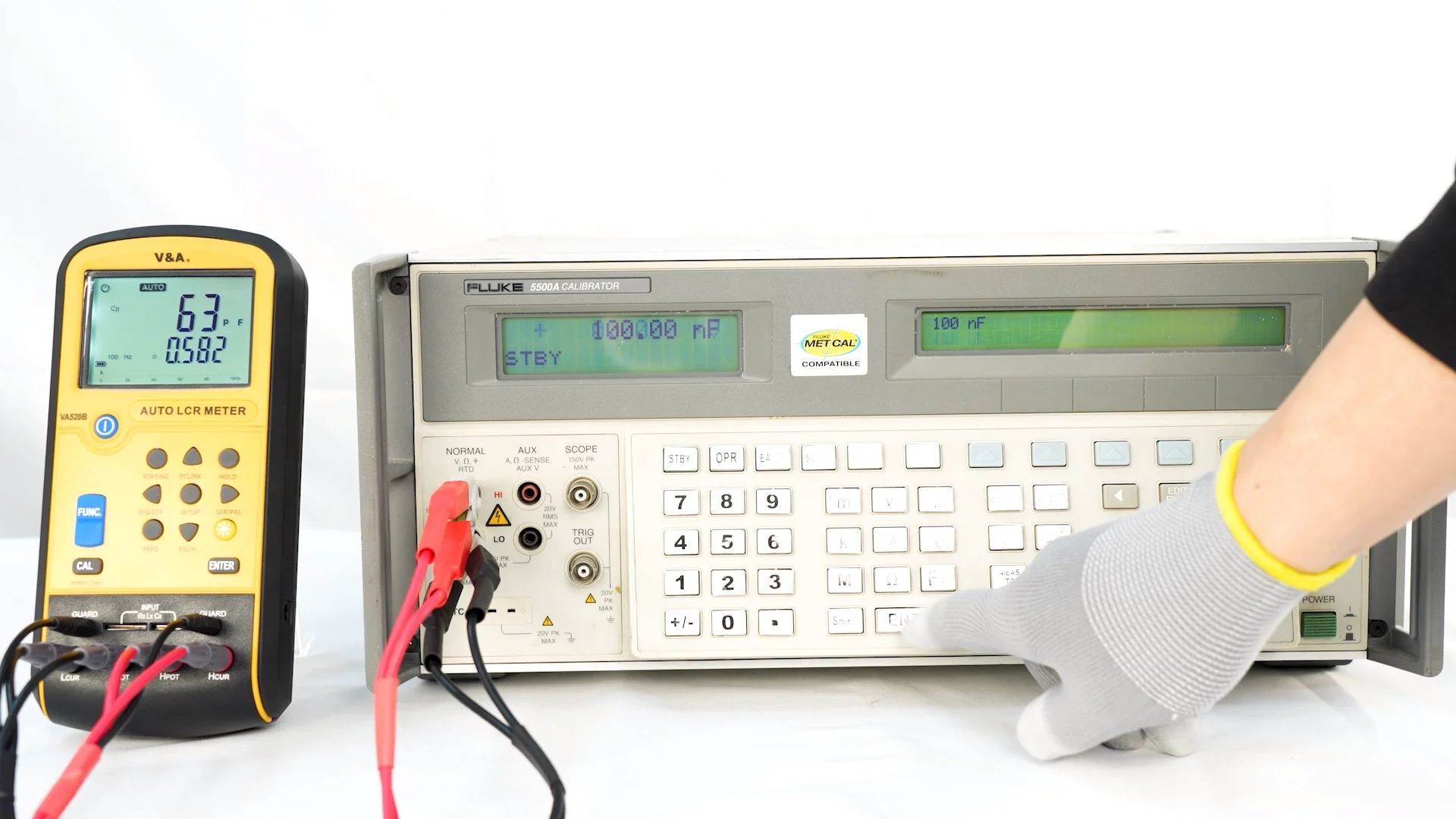 Va520 Multifunction 5-digit Display Lcr Meter Digital Electrical ...