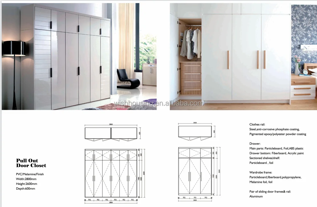 Customized U Shape Wardrobe - Modern Home Storage Solution