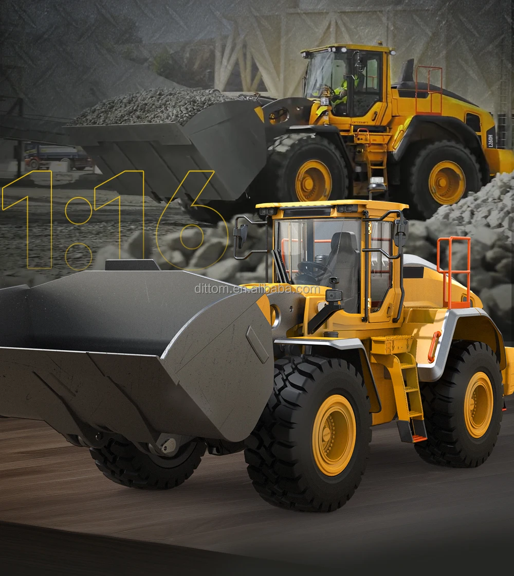 Double E E592-003 1/16 RC Alloy Loader Truck - WOLWO L260H