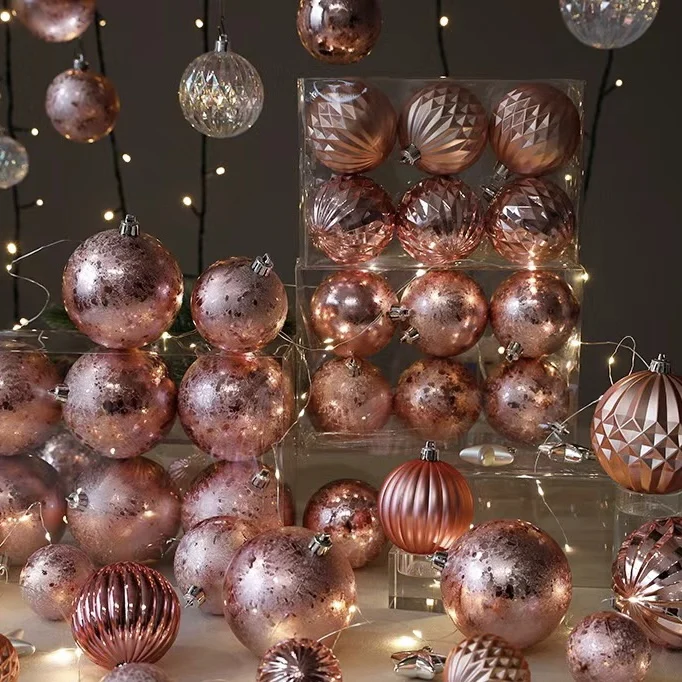 100 Pcs Christmas Ball Gift Box Gifts Christmas Tree Ornaments With 6cm ...