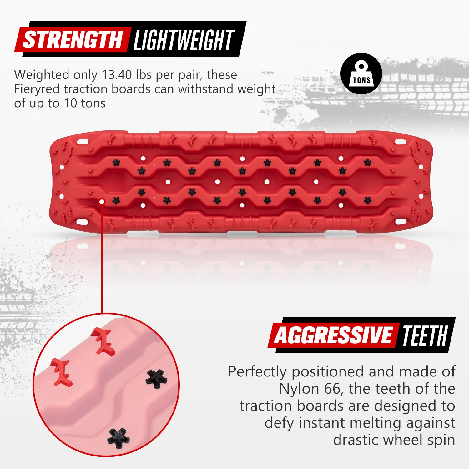 FIERYRED up to 10t Outdoor Waterproof Vehicle Off Road Car Recovery ...