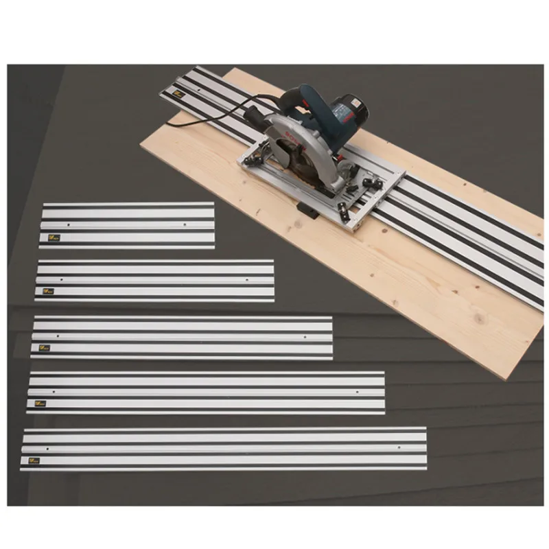 800-1400mm Circular Saw Track Double Layer Guide Rail,7"/9" Base,Guide ...