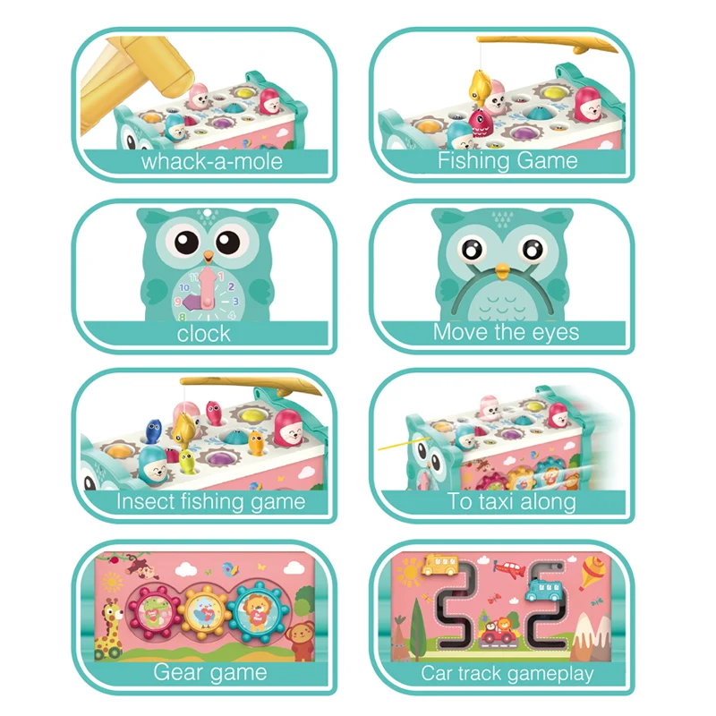 Children 6 Sides Activity Cube Musical Instruments Infant Plastic ...