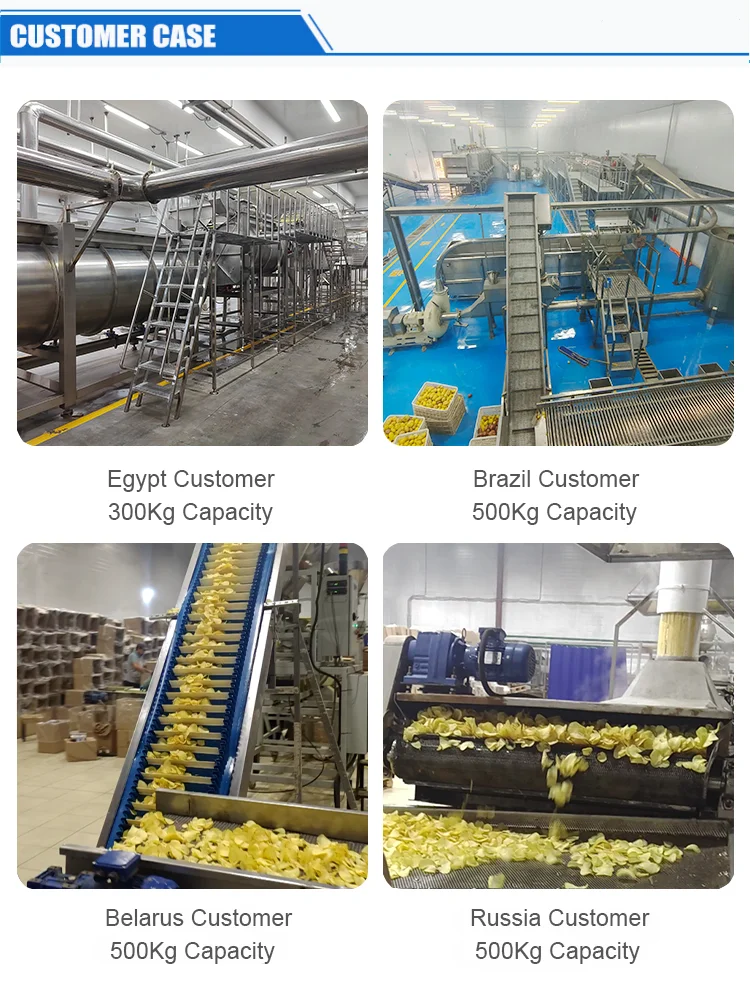 Large Fully Automatic Lays Potato Chips Making Machine Fresh Frozen ...