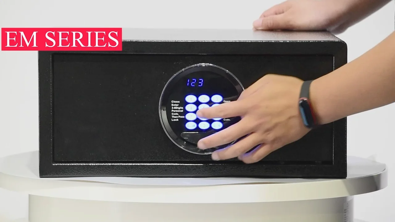 Jimbo 2 Key Small Digital Intelligent Laptop Money Hotel Safe Box Smart ...