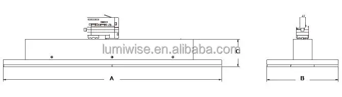 44w 50w 60w 70w Led Track Panel Light 160lm Per Wattage,Cri Ra 90 60d ...