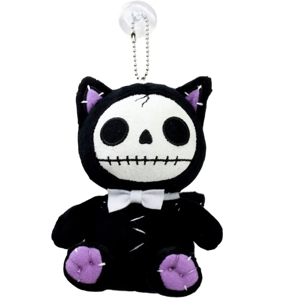 1089 Black Voodoo Kitten Cat Plush Toy Doll Hanging Ornament Kitty Cat ...