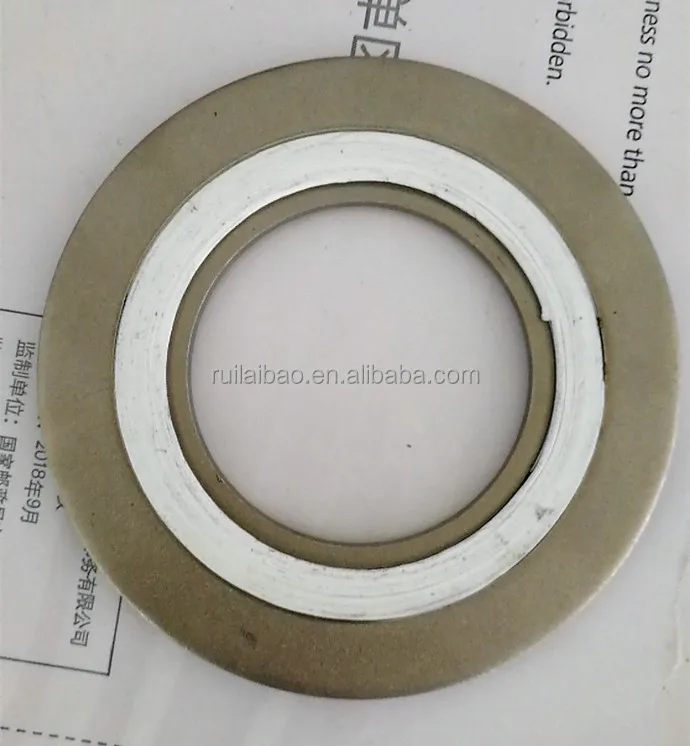 PTFE Stainless Steel Spiral Wound Gasket - High Temp Resistant