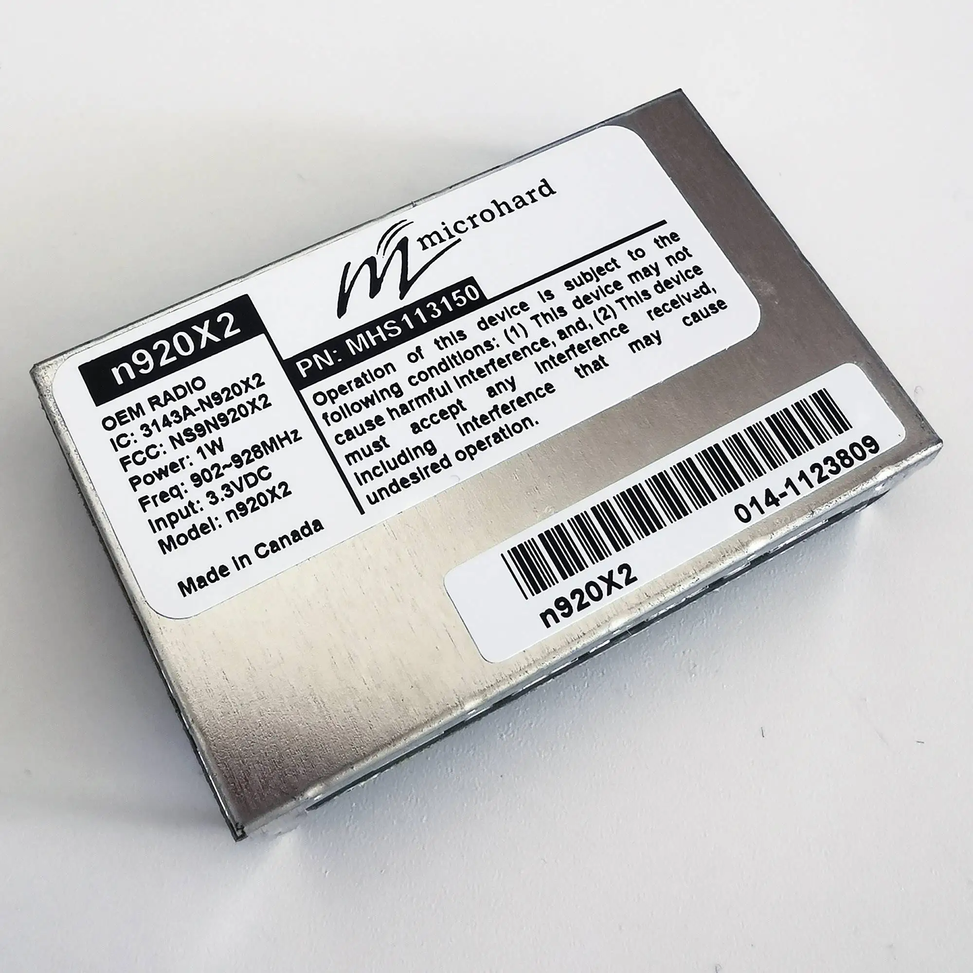 Microhard UAV Radio Modems N920X2-OEM MHS113150 - 1 Year Warranty