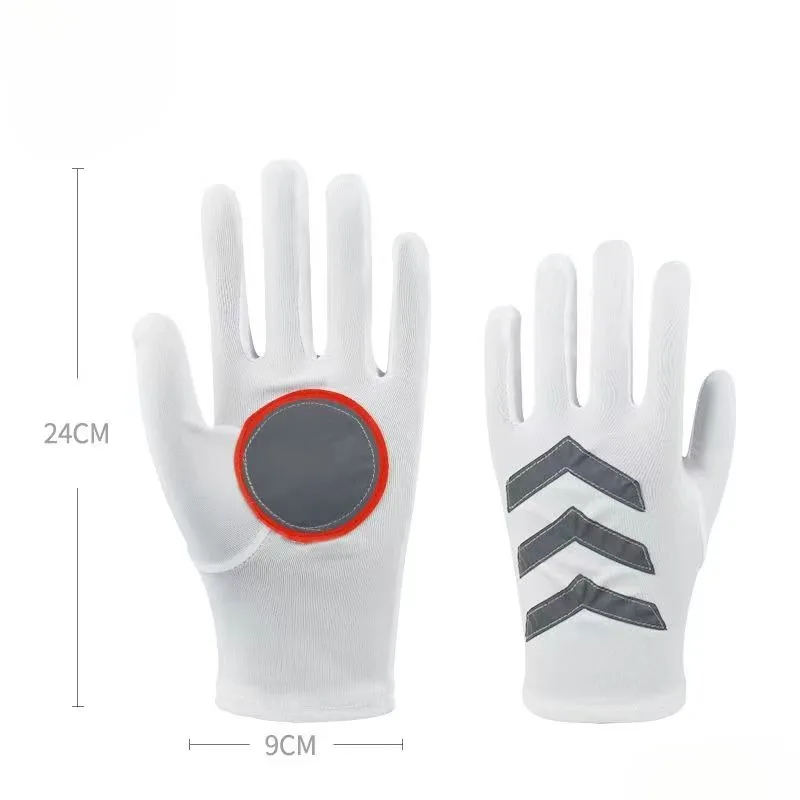 Traffic Control Gloves Winter Velvet Style Warm Breathable Sunscreen ...