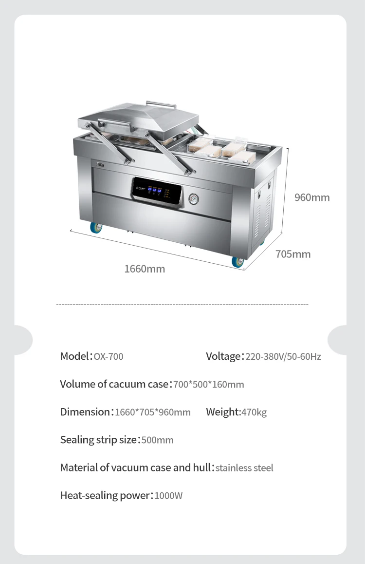 Ox-700 Stock Available Automatic Vacuum Sealing Machine For Grains Corn ...