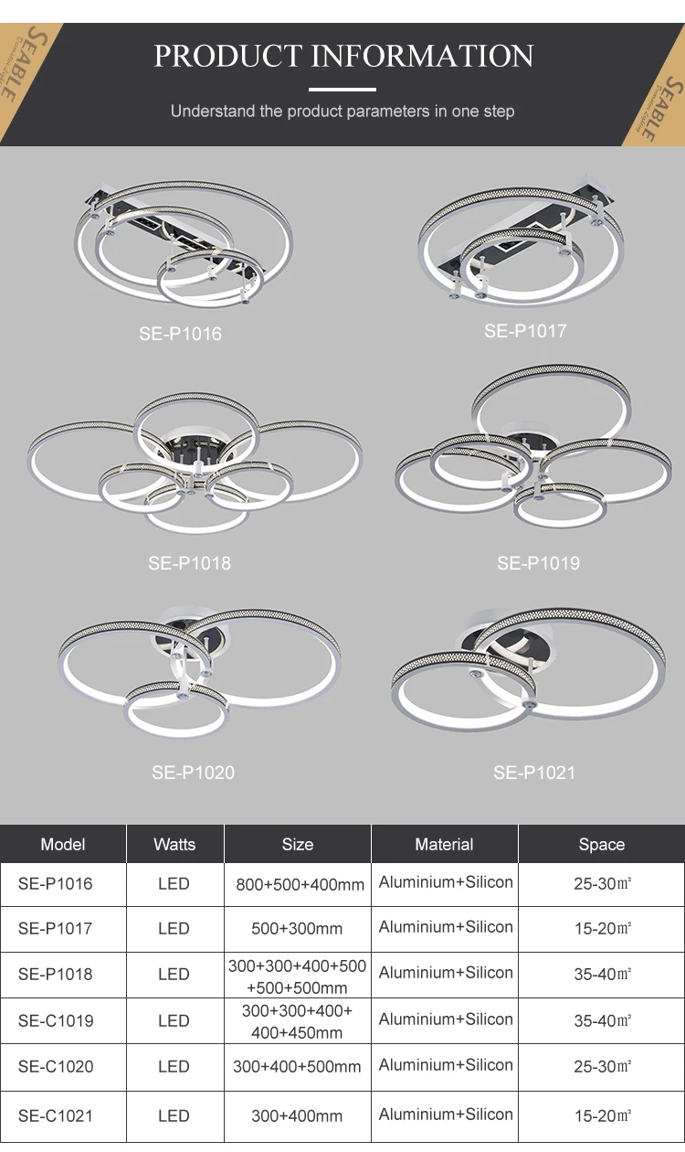 Factory Price Home Decorative Led Ceiling Light Modern For Living Room ...