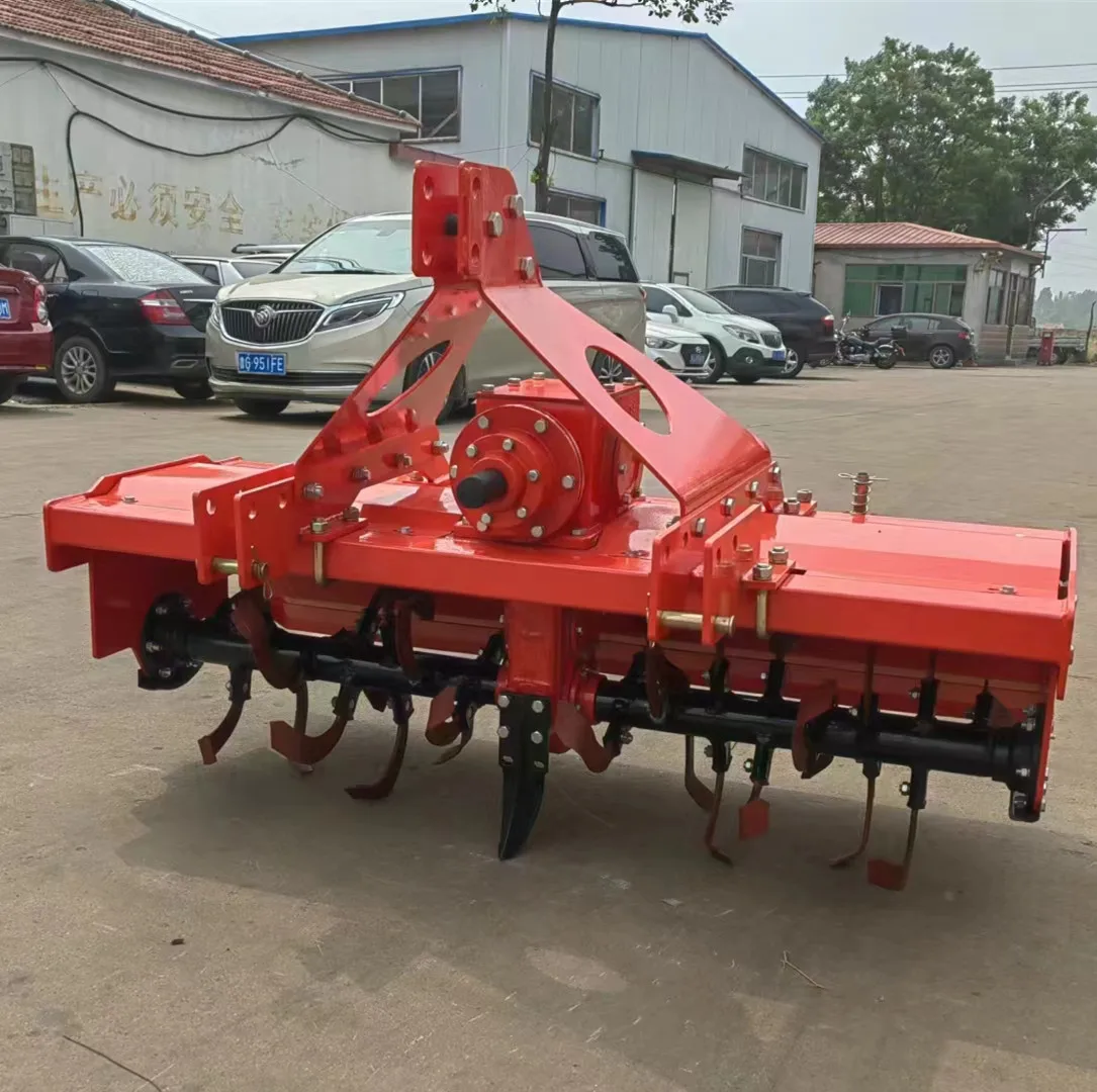 3 Point PTO Drive Rotary Cultivator Rotavator, Farm Soil Rotary Tiller ...