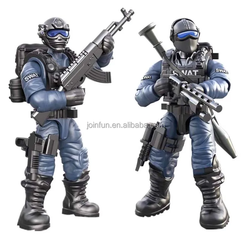 Custom Plastic Toy Soldiers Action Figures | Multi-Colored Army Figures ...