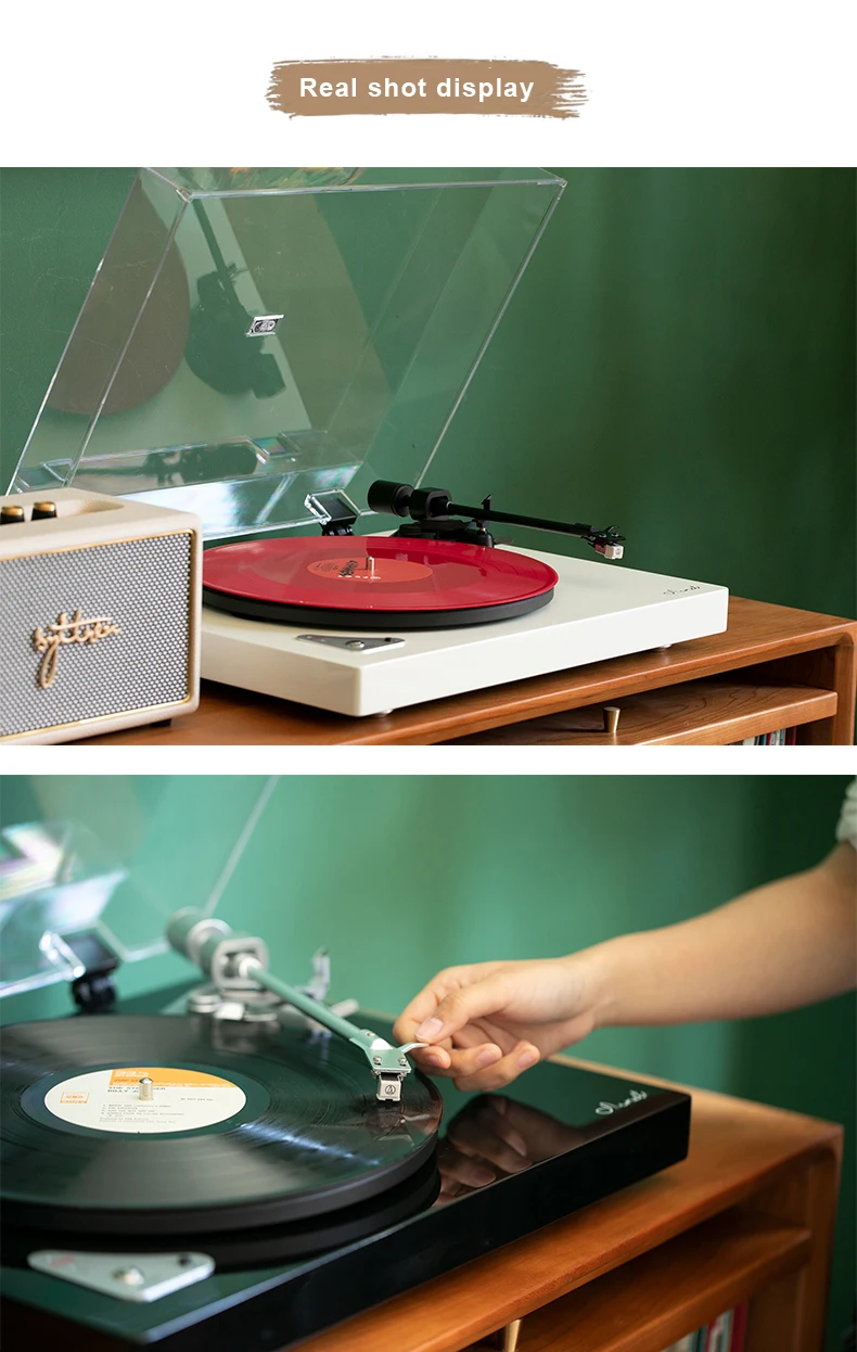 X60 Density Board Piano Paint High End Pickup Turntable Player CD Vinyl ...