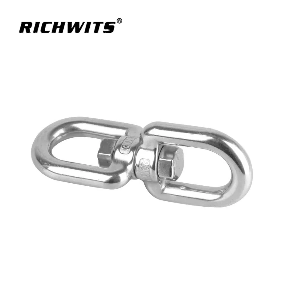 Wire Rope Cable Fittings Stainless Steel Lifting Eye Swivel Hoist Ring ...
