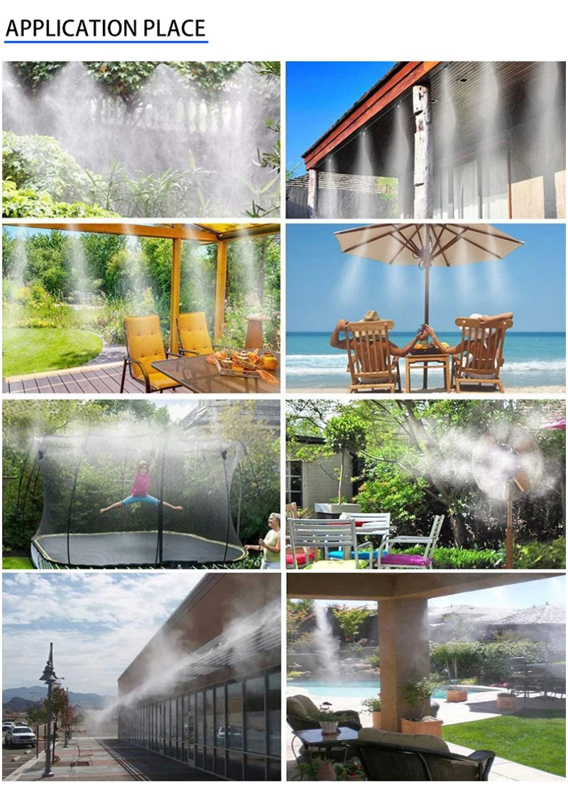 Low Pressure Misting System Irrigation Kits For Greenhouse Garden Patio ...