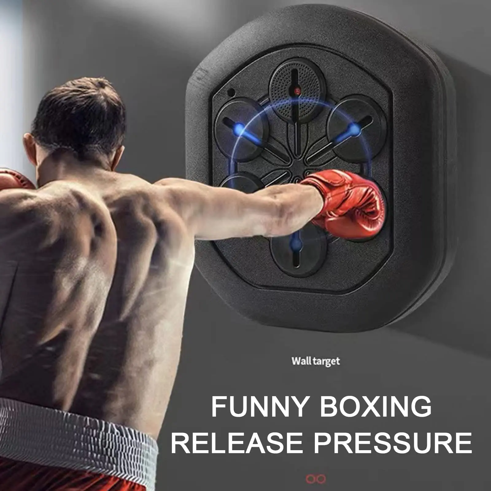 Smart Home Boxing Training Equipment-Wall Mount Electronic Dummy Target ...