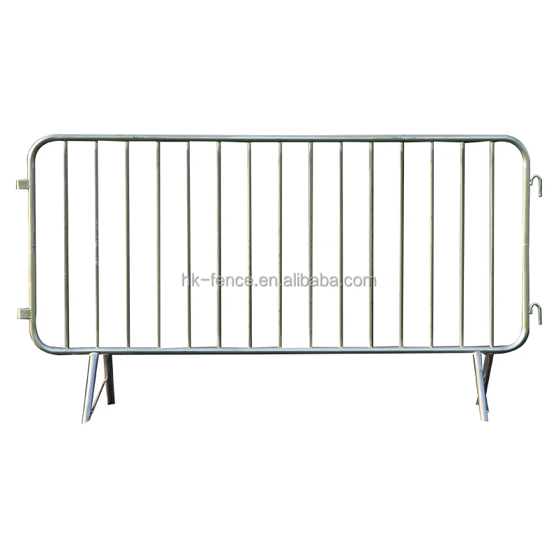 Road Safety Galvanized Pedestrian Steel Barricade Crowd Control ...