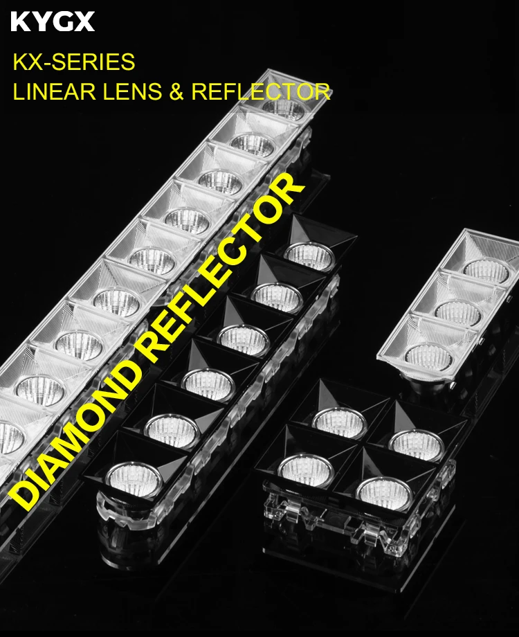 Linear Reflector for LED Pendant Lights - Anti-Glare Style